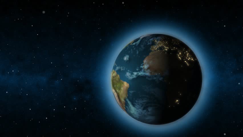 rotating earth changing day night Stock Footage Video (100% Royalty ...