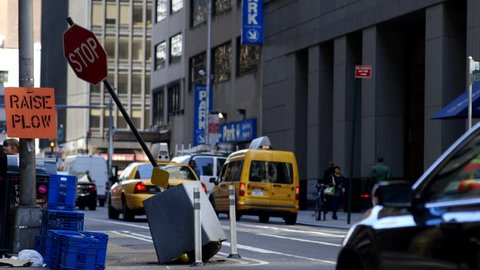 7 Bent stop sign Stock Video Footage - 4K and HD Video Clips | Shutterstock