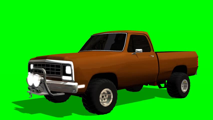 pickup truck car driving animation - Stock Footage Video (100% Royalty ...