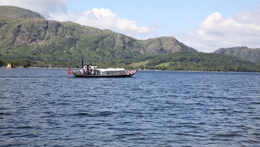 Coniston Water, the Lake District-july Stock Footage Video (100% ...