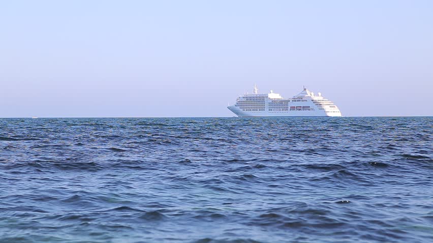 Passenger Ship Floating in the Stock Footage Video (100% Royalty-free ...