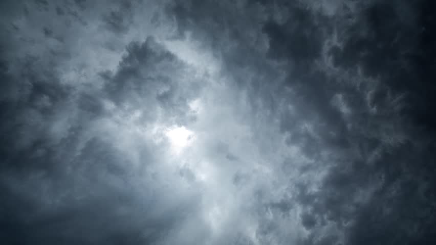 grunge dark grey storm clouds motion Stock Footage Video (100% Royalty ...
