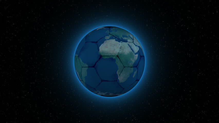 Animation of Soccer Ball Earth Stock Footage Video (100% Royalty-free ...