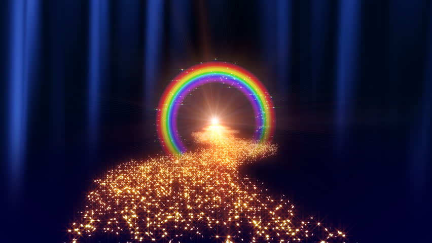 rainbow space way Stock Footage Video (100% Royalty-free) 691408 ...