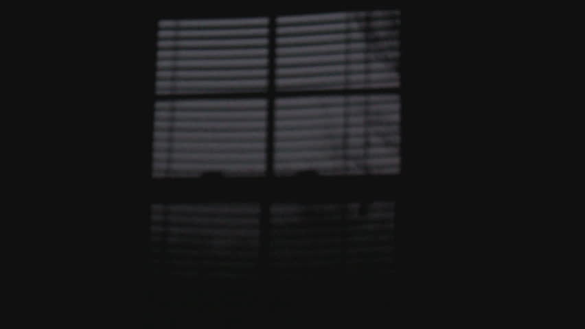 lightning flashes window pane during evening Stock Footage Video (100% ...