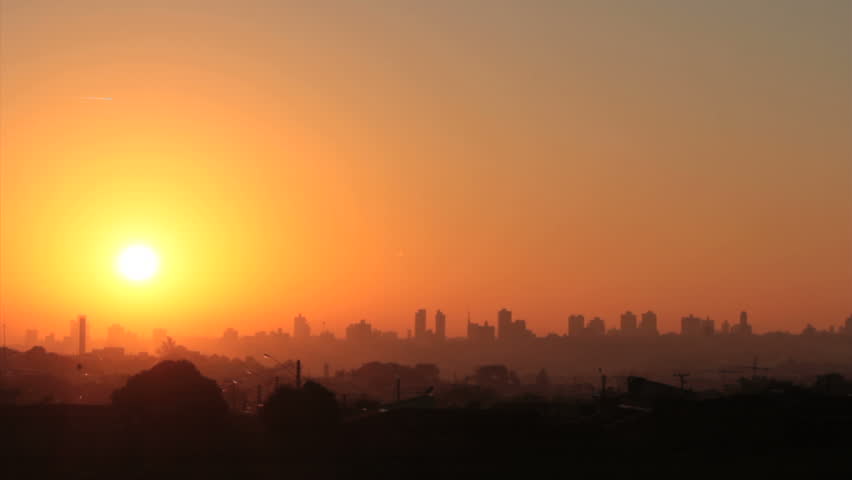 sunrise morning - city view sun Stock Footage Video (100% Royalty-free ...