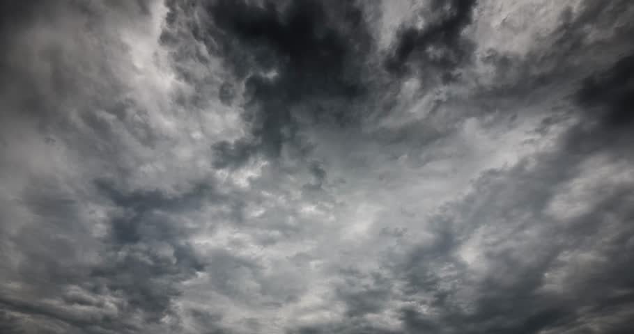 Dark Grunge Storm Clouds Motion Stock Footage Video (100% Royalty-free ...