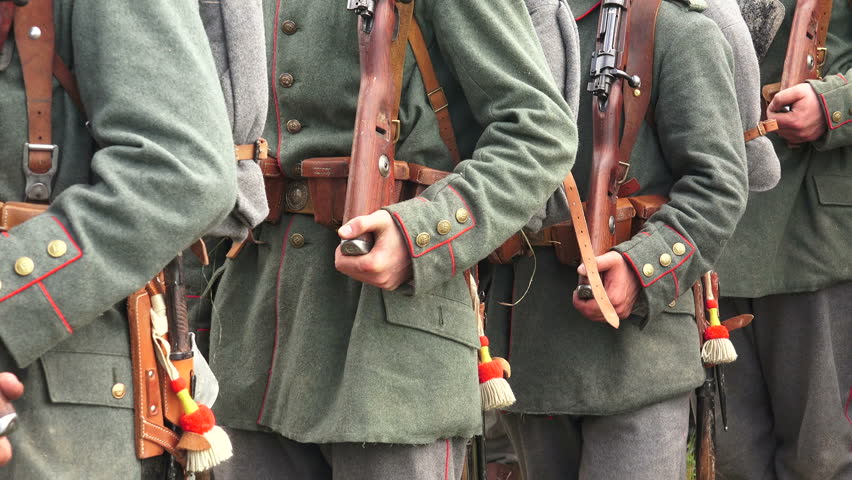 guard german soldiers first world war Stock Footage Video (100% Royalty ...