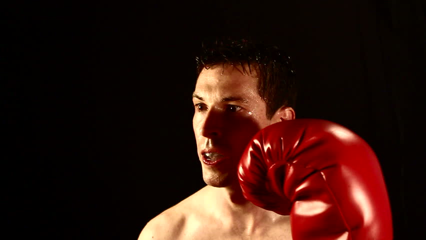 Boxer Being Hit Repeatedly in Stock Footage Video (100% Royalty-free ...