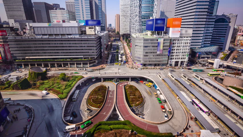 Roads and Traffic Loops in Stock Footage Video (100% Royalty-free ...