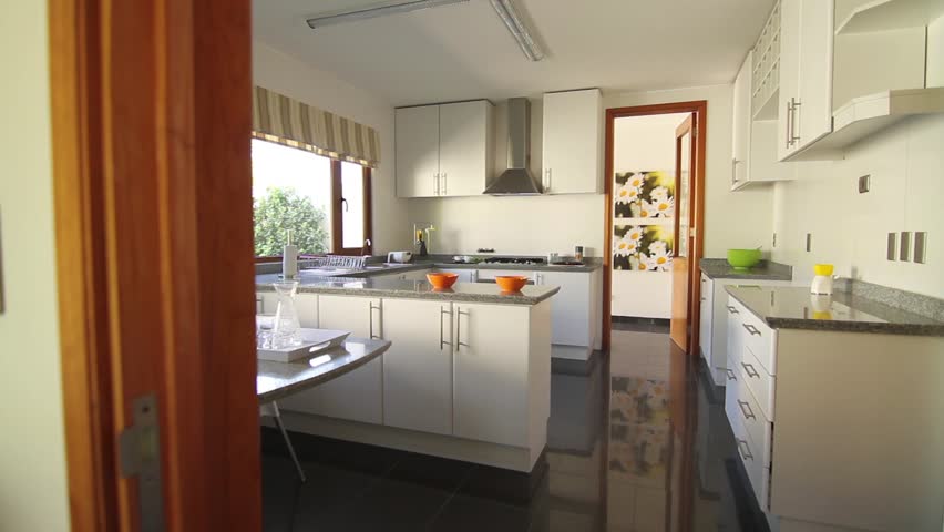 Santiago Chile Interior Living Room Kitchen: vídeo stock (100% livre de ...