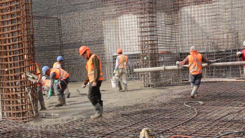 santiago chile - construction site group Stock Footage Video (100% ...