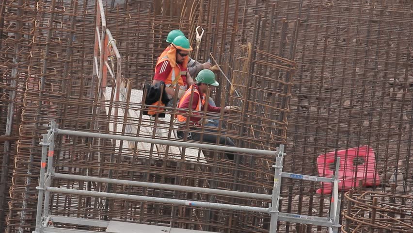santiago chile - construction site three Stock Footage Video (100% ...