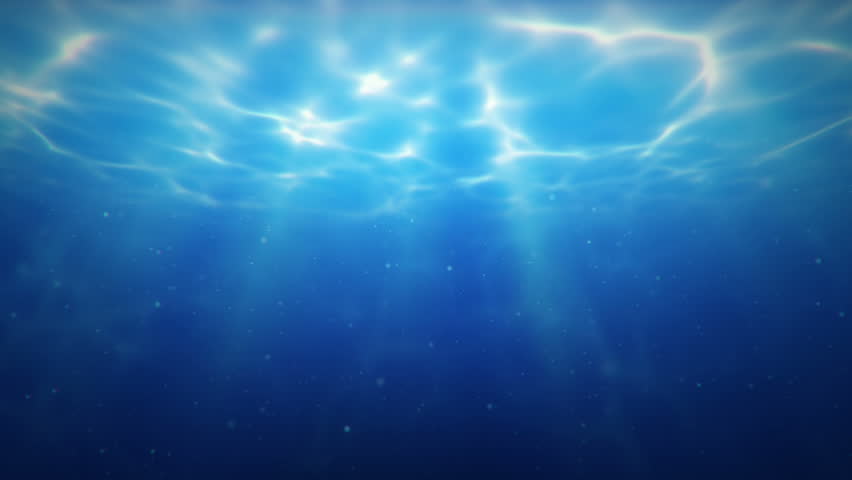 light rays through water animation ocean Stock Footage Video (100% ...