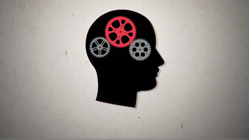 Gear Head. Vector Animation Stock Footage Video (100% Royalty-free ...