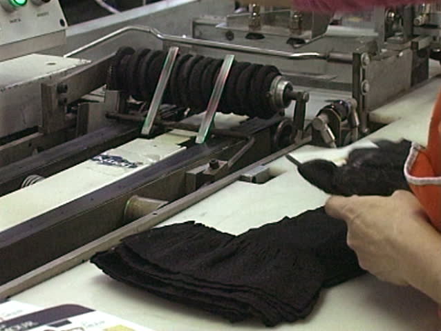 On the Production Line, Worker Stock Footage Video (100% Royalty-free ...