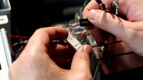 Connect Wire Pin Main Board Stock Footage Video (100% Royalty-free ...