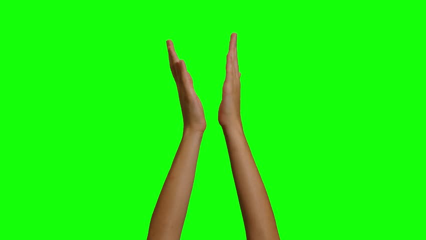 hands applause green screen Stock Footage Video (100% Royalty-free ...