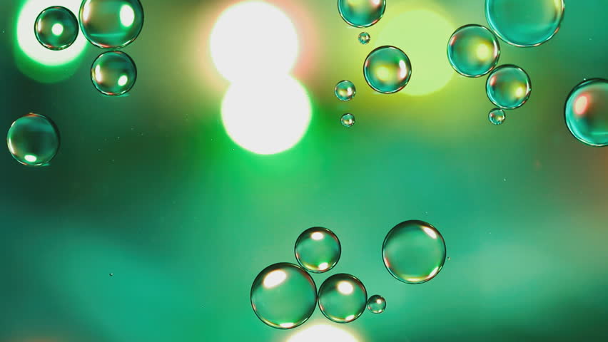 Movement of Bubbles Floating On Stock Footage Video (100% Royalty-free ...