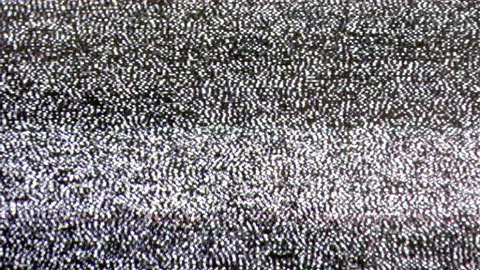 Tv Static Screen Looping Old Fashioned Stock Footage Video (100% ...