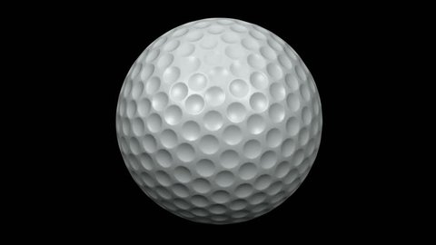 Seamless Loop Golf Ball Animation 1 Stock Footage Video (100% Royalty ...