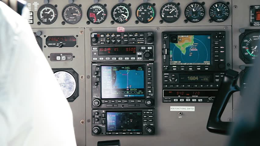 pilot flight preparation cockpit Stock Footage Video (100% Royalty-free ...