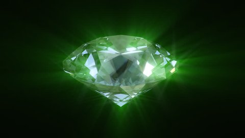 Beautiful Green Gem Emerald On White Stock Vector (Royalty Free ...