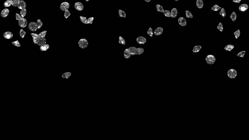 Falling Diamonds 3d Animation 03 Stock Footage Video (100% Royalty-free ...