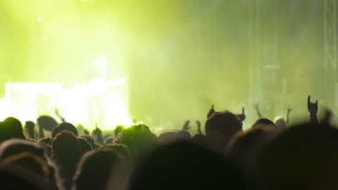 4k Concert Crowd Live Music Concert Stock Footage Video (100% Royalty ...