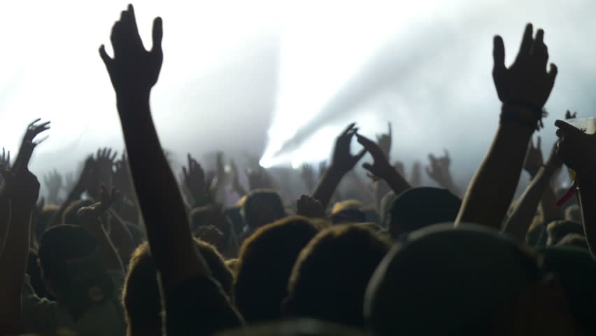 4k concert crowd live music festival Stock Footage Video (100% Royalty ...