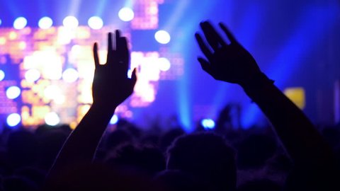 4k Concert Crowd Live Music Festival Stock Footage Video (100% Royalty ...