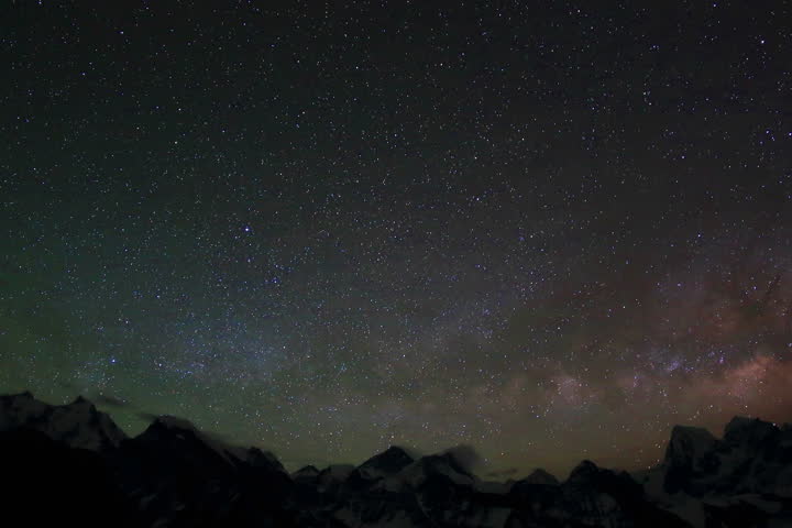 astro time lapse milky way galaxy Stock Footage Video (100% Royalty ...