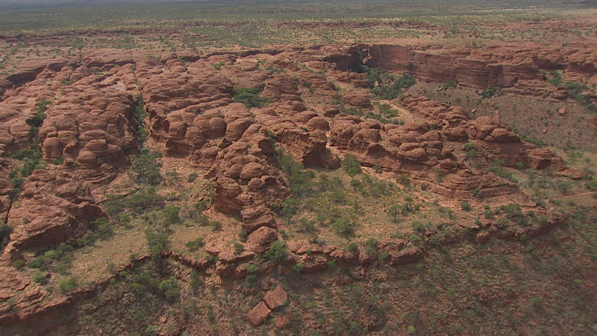king's canyon desert sparse scrub Stock Footage Video (100% Royalty ...