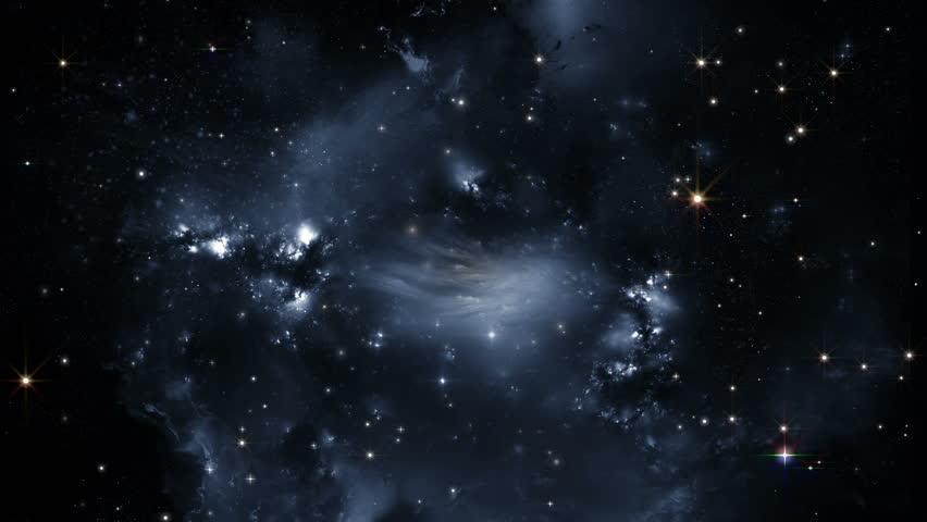 looping space flight through galaxy Stock Footage Video (100% Royalty ...