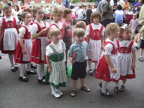 German Children Ethnic Outfits Stock Footage Video (100% Royalty-free ...