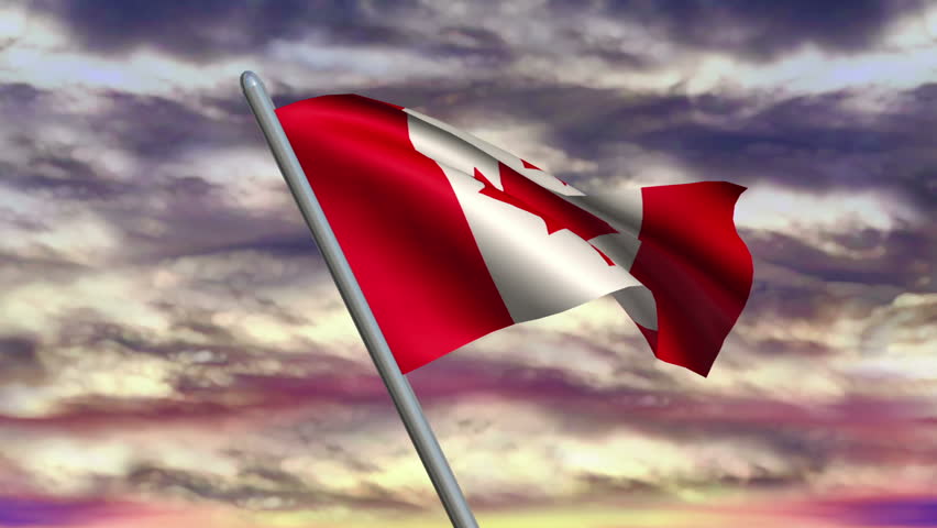 Canadian Flag Animation - 4k Stock Footage Video (100% Royalty-free ...