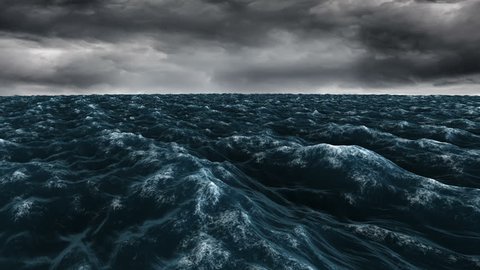 rough sea loop 3d big waves Stock Footage Video (100% Royalty-free ...