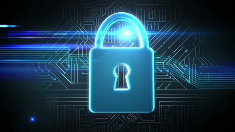 Padlock Set Neon Led Icon Lock Stock Footage Video (100% Royalty-free ...