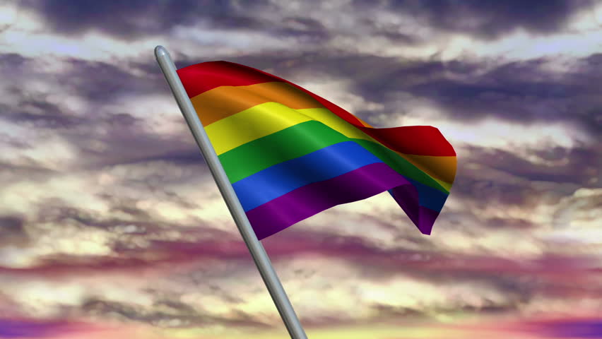 rainbow flag animation – 4k resolution Stock Footage Video (100% ...