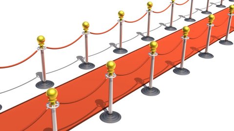 Flying Above Red Carpet Diagonal Stock Footage Video (100% Royalty-free ...