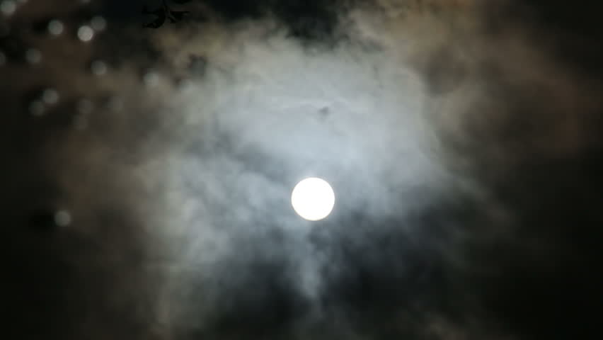 moon's reflection puddle Stock Footage Video (100% Royalty-free ...