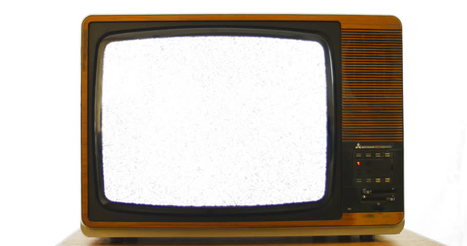 old tv breaking screen alpha channel Stock Footage Video (100% Royalty ...