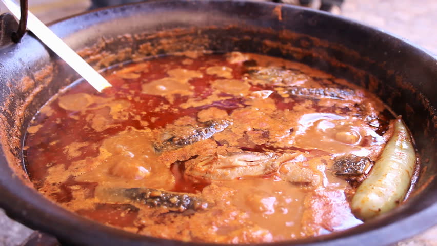 fish soup goulash cooking pot 1920x1080 Stock Footage Video (100% ...