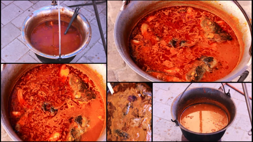 Goulash Fish Soup Prepared Boiled Stock Footage Video (100% Royalty ...