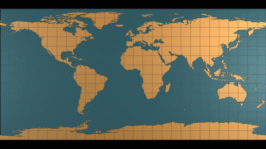 Earth Map Folding in a Stock Footage Video (100% Royalty-free) 7474183 ...