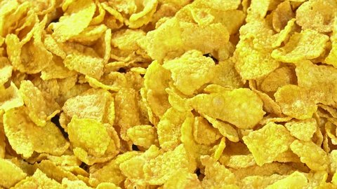Portion Rotating Cornflakes Seamless Loopable 4k Stock Footage Video ...