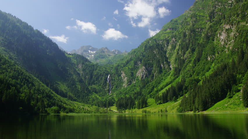 4k ultra hd panoramic time-lapse lake Stock Footage Video (100% Royalty ...