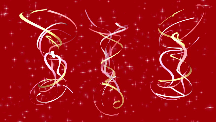Celebration Looping Ribbons - 4k Stock Footage Video (100% Royalty-free ...