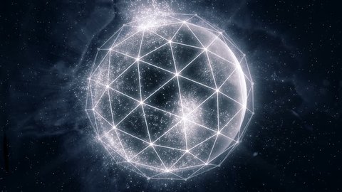 Night Sky Universe Twinkling Stars Light Stock Footage Video (100% ...