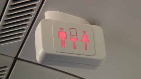 Airplane Wc Sign Stock Footage Video (100% Royalty-free) 75991 ...